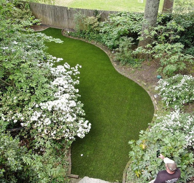 Incredible Backyard Transformation Using Synthetic Turf in Germantown ...